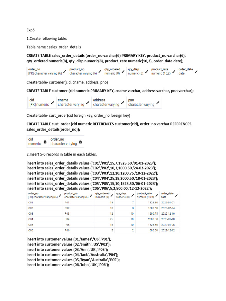 Dbms Exp6 Solution | PDF | Databases | Data Management Software