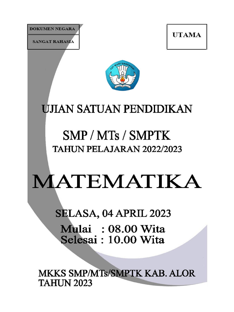 Soal Matematika Utama | PDF