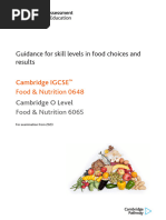 GCSE Food High Level Skills With Recipies | PDF | Pasta | Cooking