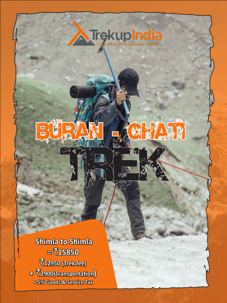 Shimla to Buran Ghati Trek Guide | PDF | Meal | Lunch