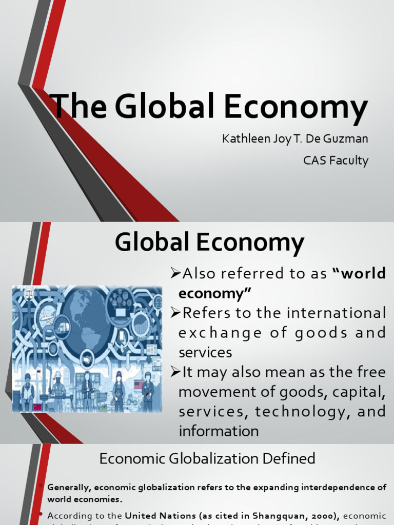 The Global Economy | PDF | Globalization | International Financial Institutions