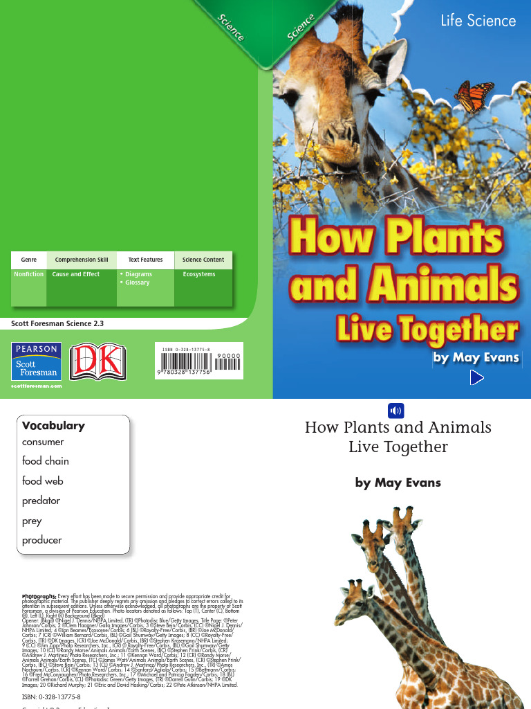 How Plants and Animals Live Together | PDF