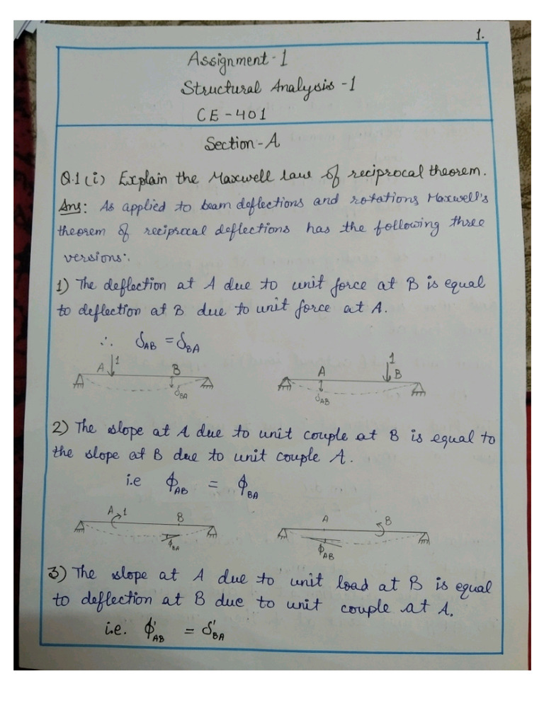 Notes Structure Analysis 1 | PDF