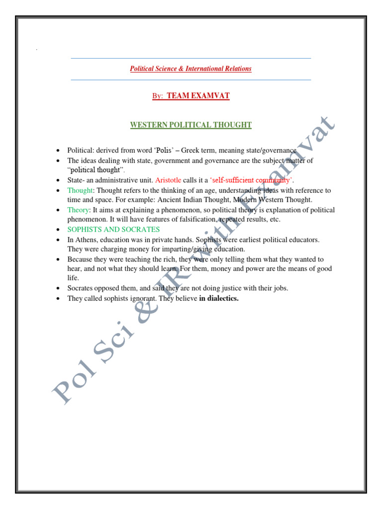 WPT Notes | PDF | Socrates | Plato