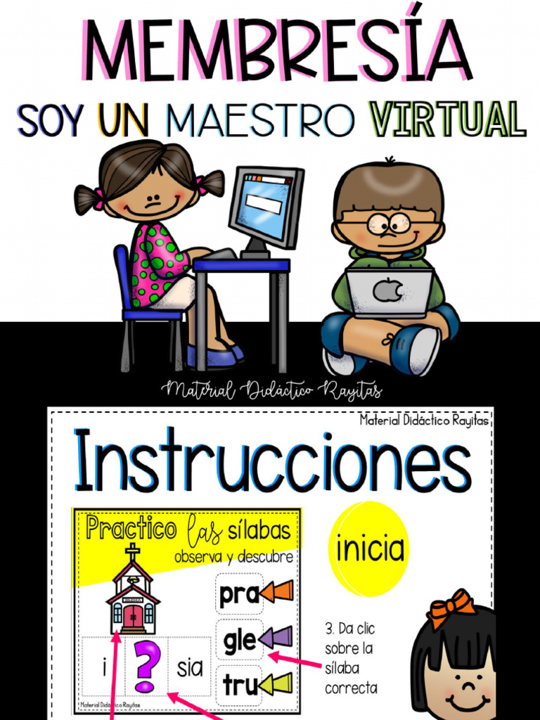 Juego Interactivo. Practico 3 Silabas Trabadas | PDF