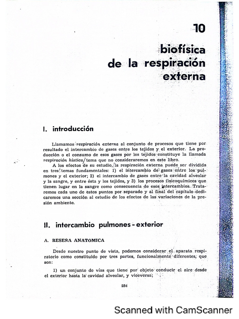 Biofísica de La Respiración Externa | PDF