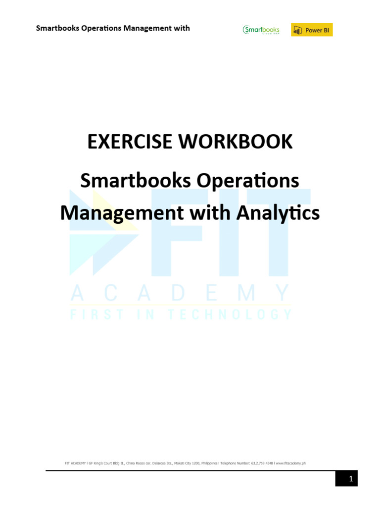 Operations Management With Analytics Workbook v2023 | PDF | Cloud Computing | Business