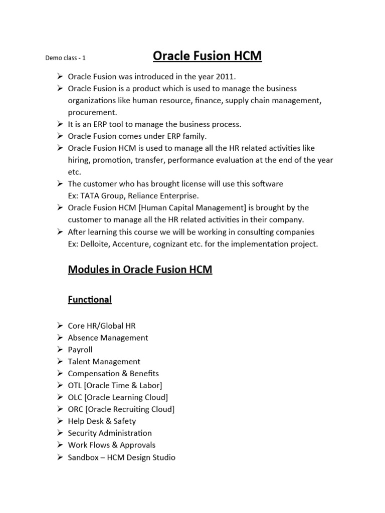 Oracle Fusion HCM - Manoj | PDF | Human Resource Management | Oracle Corporation