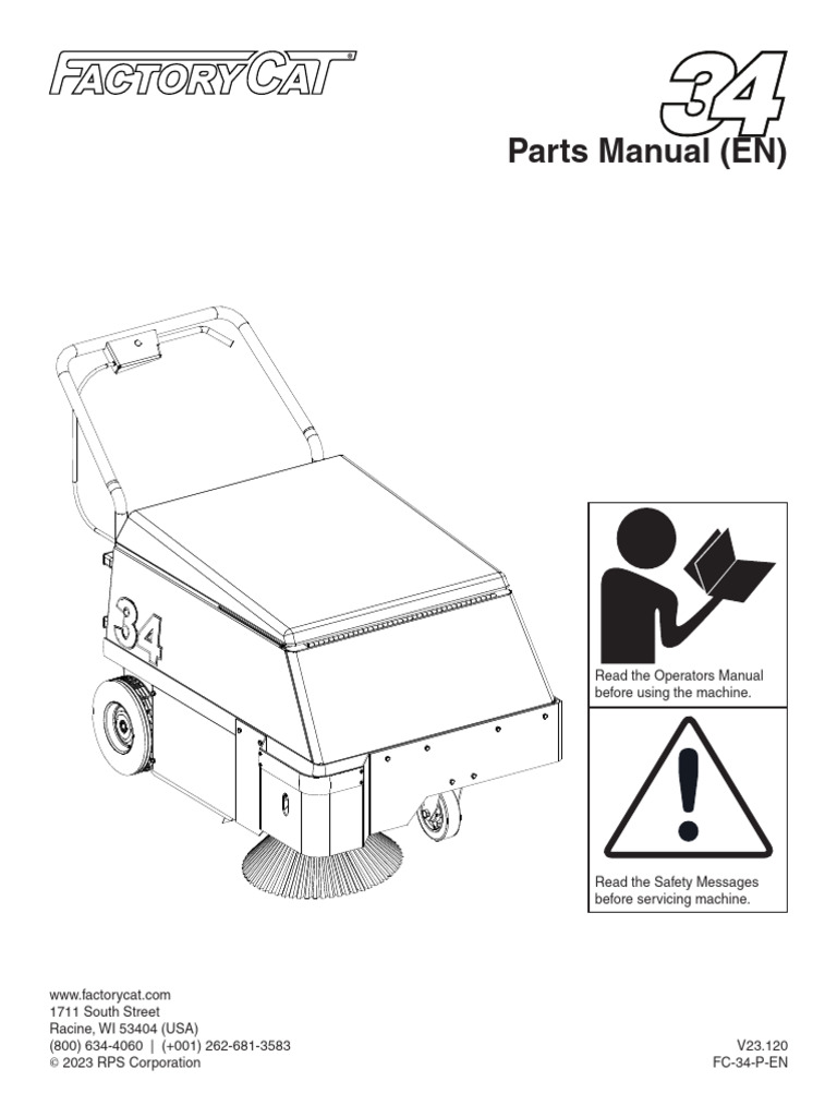Factory Cat 34 Parts Manual | PDF | Machines | Clutch