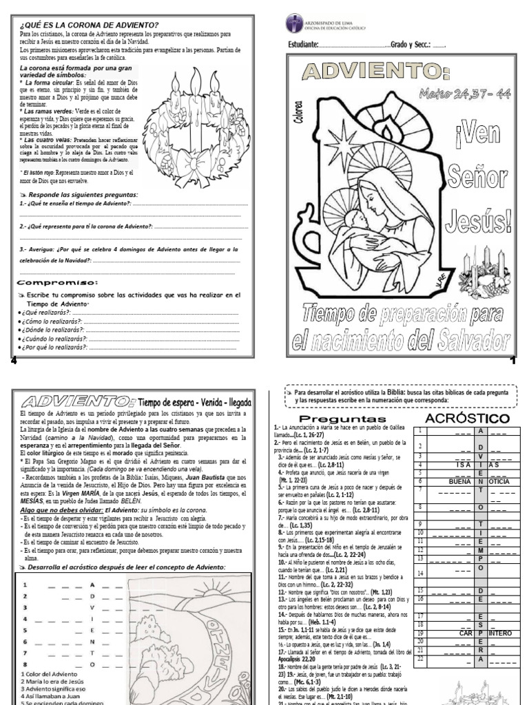 2° El Adviento | PDF | Adviento | Jesús