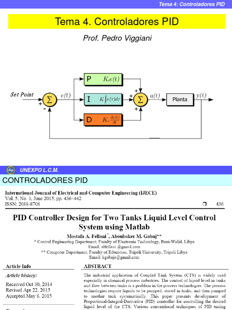 Controladores PID v4 | PDF | Business | Gestión de tecnología de la ...