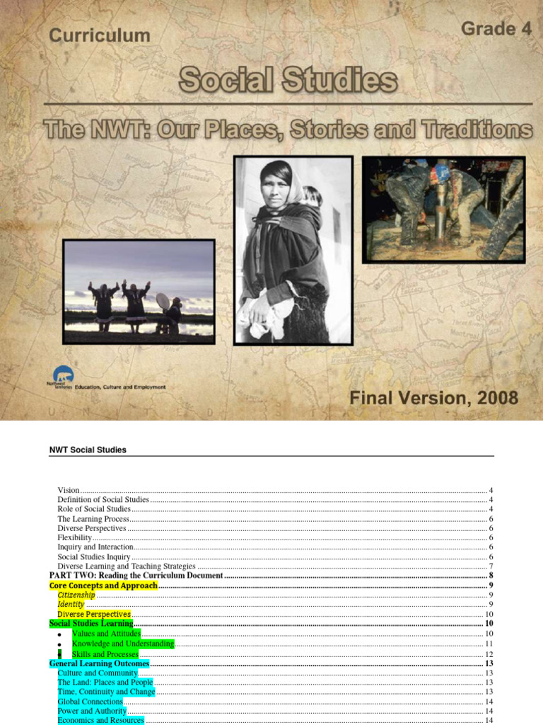 Grade 4 Social Studies Overview | PDF | Community | Identity (Social ...