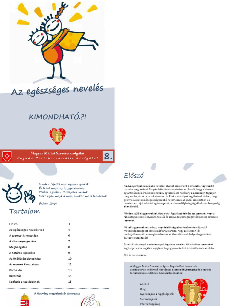 Kimondható. ! Az Egészséges Nevelés | PDF