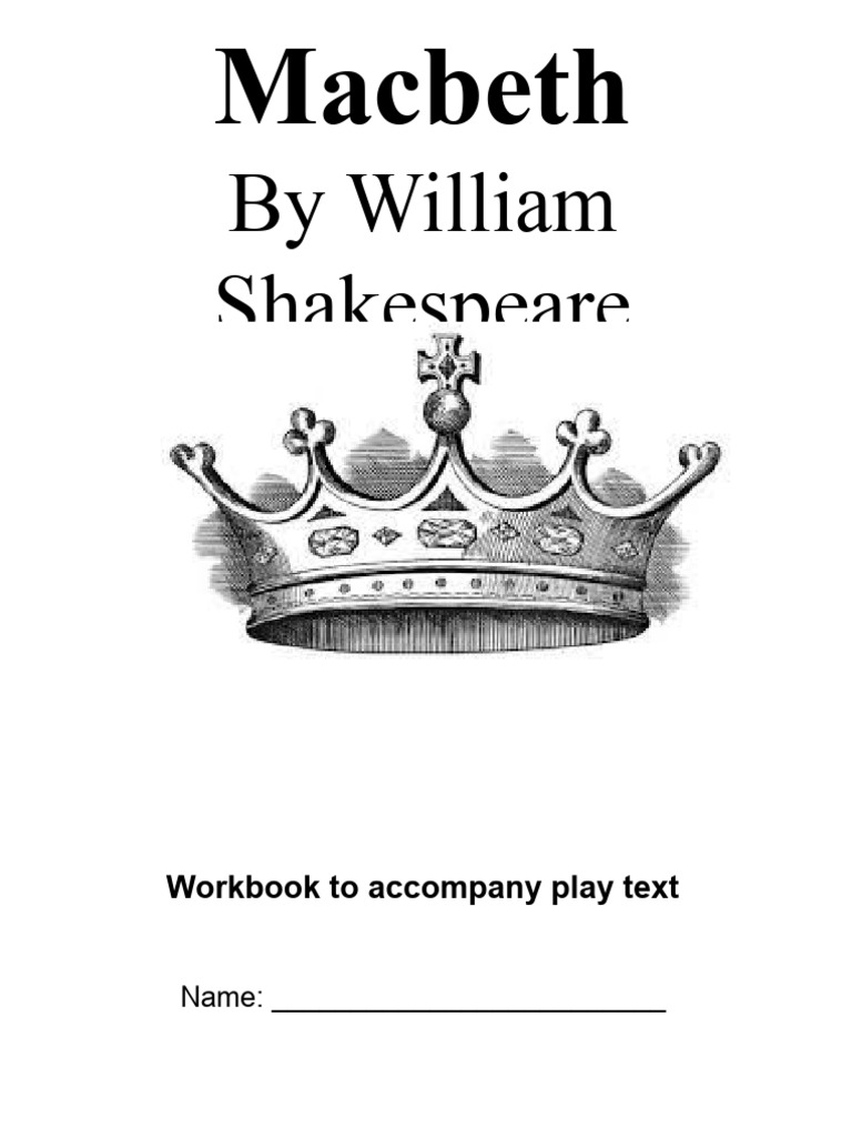Macbeth Student Workbook Guide | PDF | Macbeth