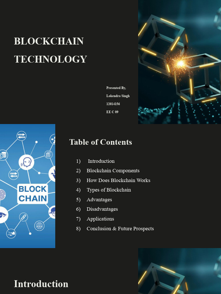 Introduction To Blockchain Technology | PDF | Service Industries
