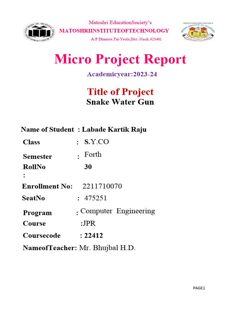 Kartik JPR 2 | PDF | Computing | Computer Science
