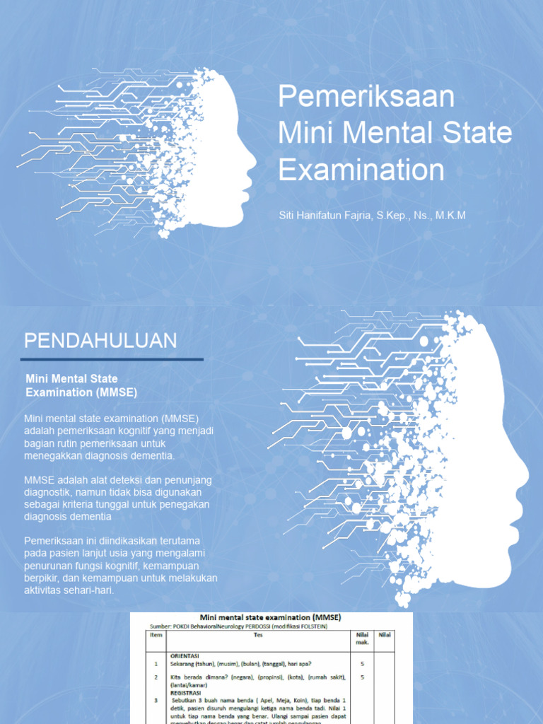 Pemeriksaan MMSE | PDF
