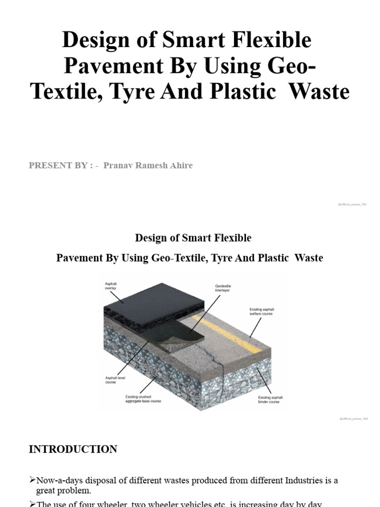 Design of Smart Flexible CPP Project Final Pranav | PDF | Road Surface | Concrete