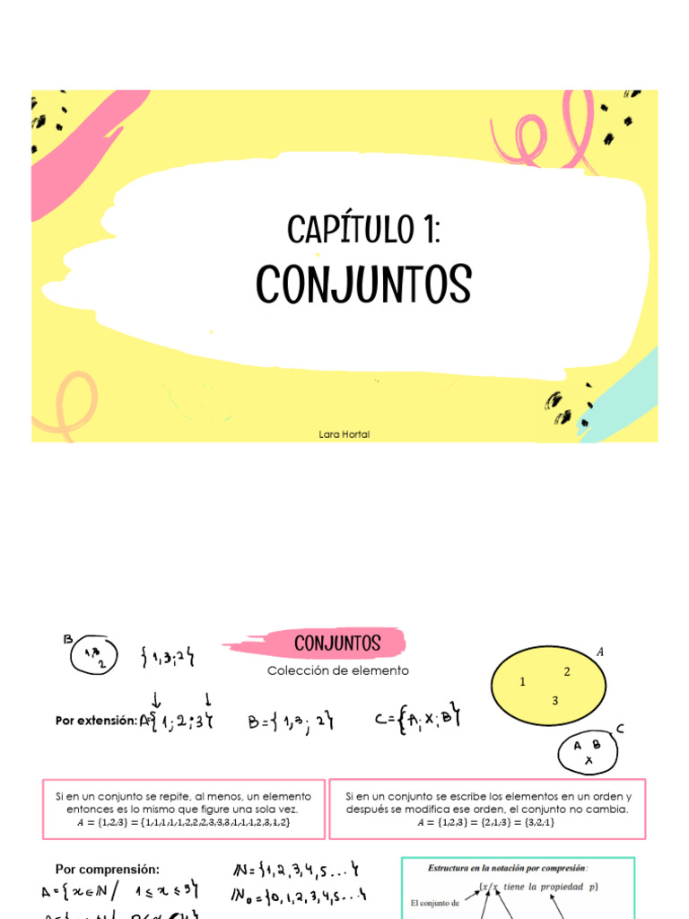 Conjuntos - 1 | PDF | Conjunto (Matemáticas) | Objetos matemáticos