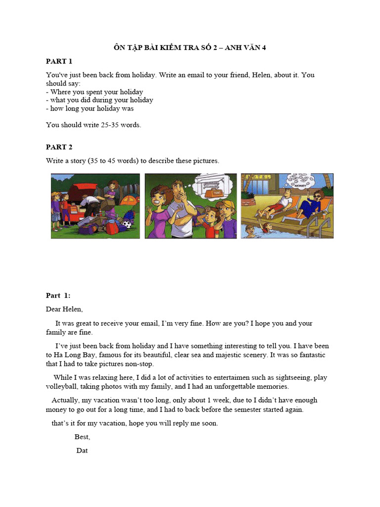 ÔN TẬP KIỂM TRA SỐ 2 - AV4 | PDF