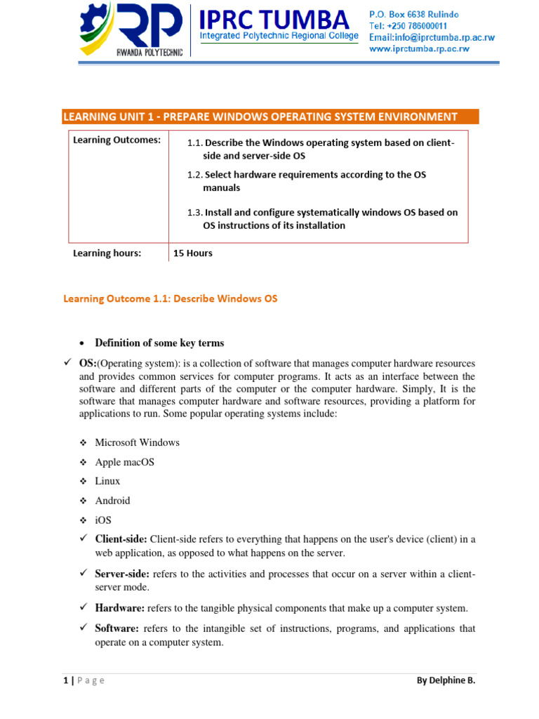 Administer Window Server - LU1 | PDF | Operating System | Command Line Interface