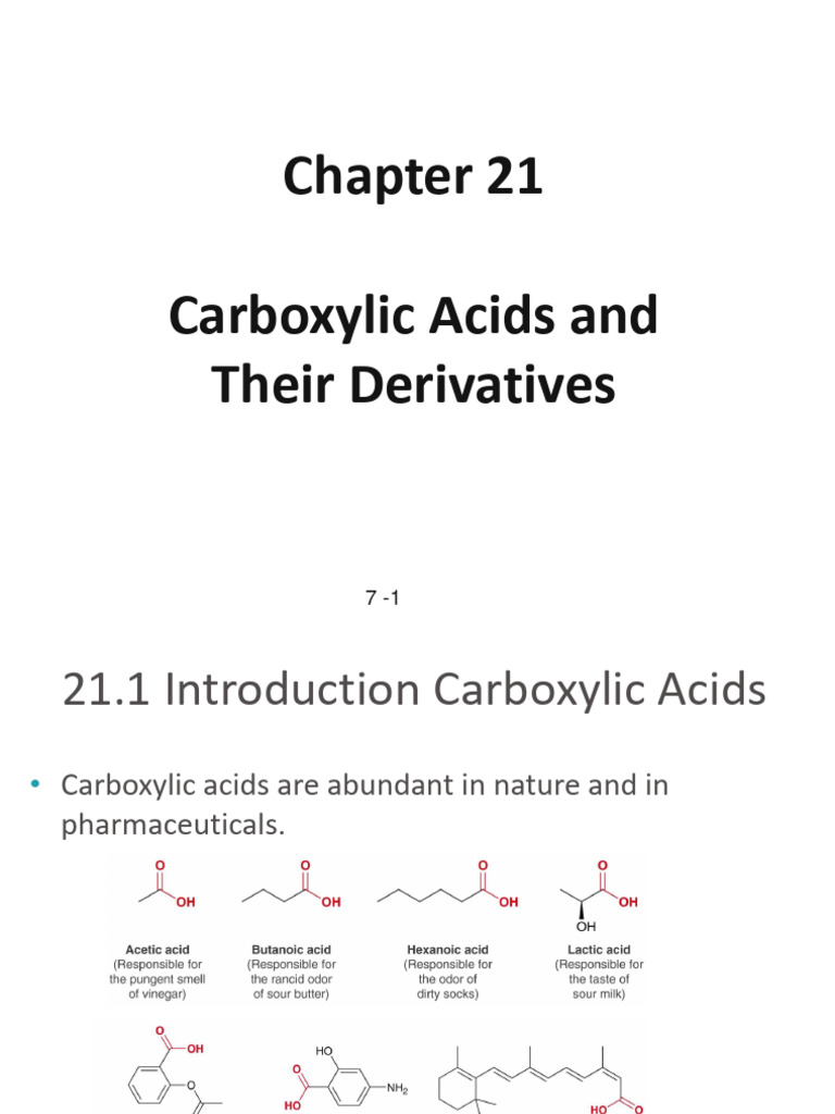 Chapter 21 (Combined) | PDF | Ester | Carboxylic Acid