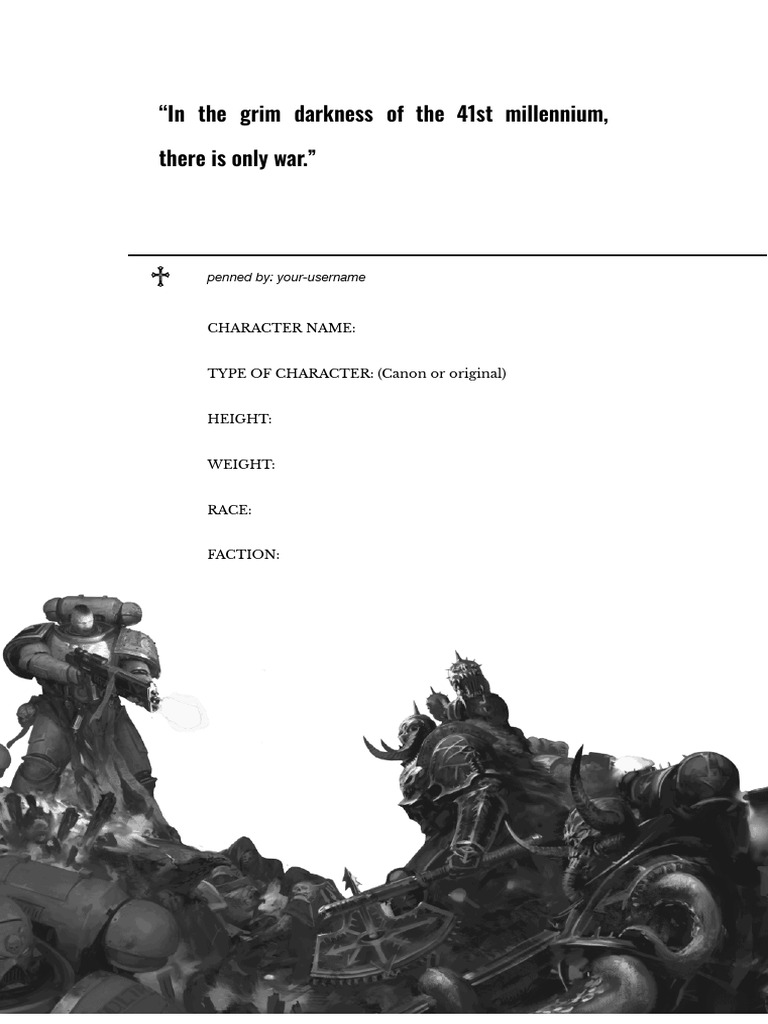 Character Template | PDF