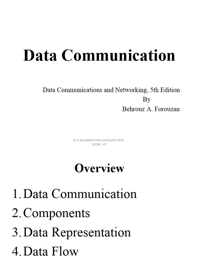 Data Communication Pdf Duplex Telecommunications Computer