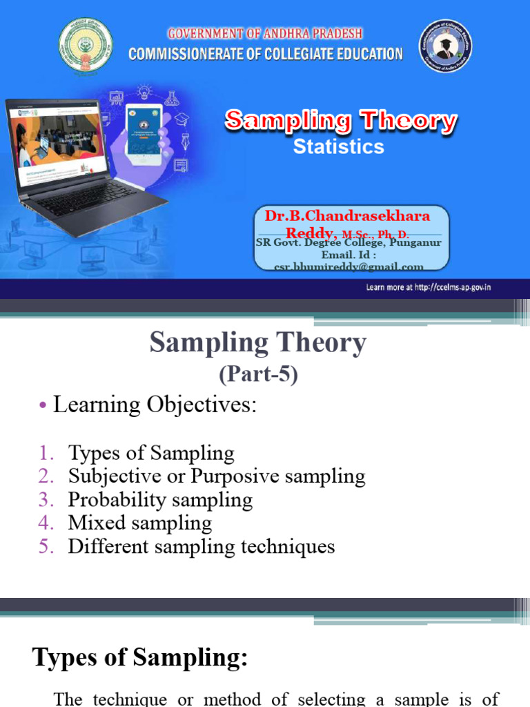 Sample For Theory | PDF | Sampling (Statistics) | Stratified Sampling