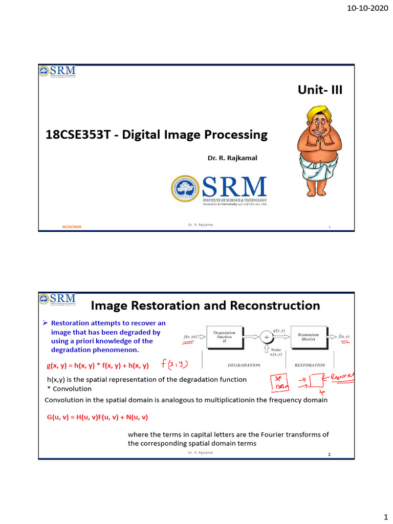 DIP - Unit-III | PDF | Image Processing | Applied Mathematics