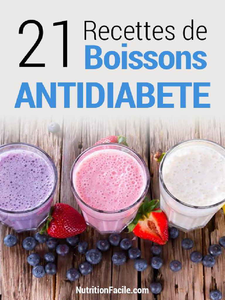 Recettes de boissons anti-diabète | PDF | Boisson | Jus
