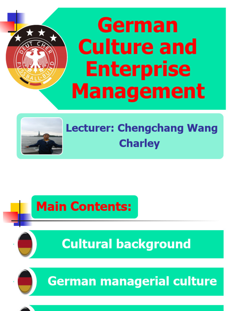 CH.3 German Culture and Enterprise Management | PDF | European Union ...