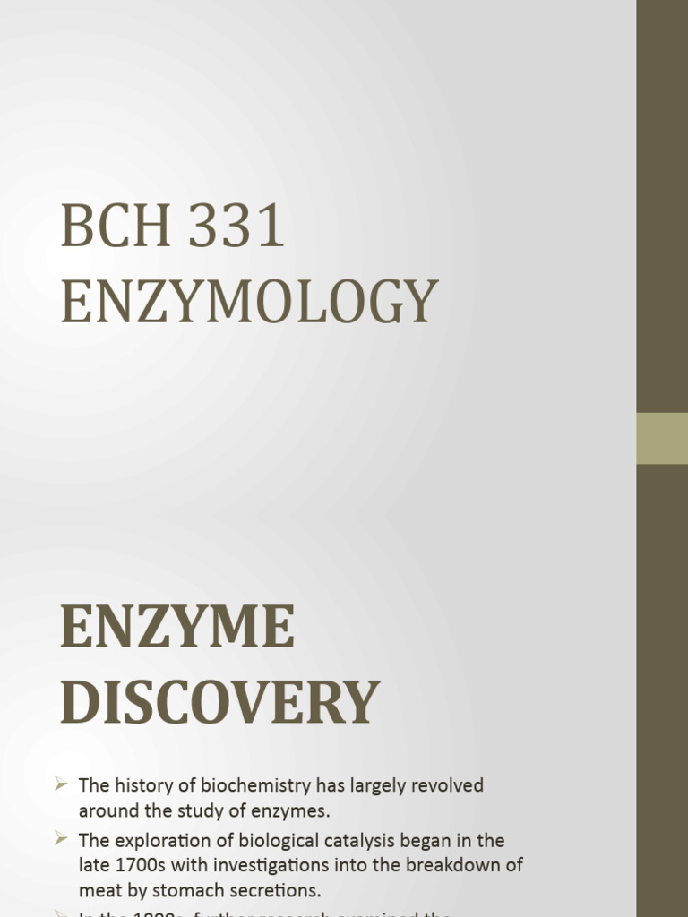 331 Discovery of Enzyme | PDF | Enzyme | Retrovirus