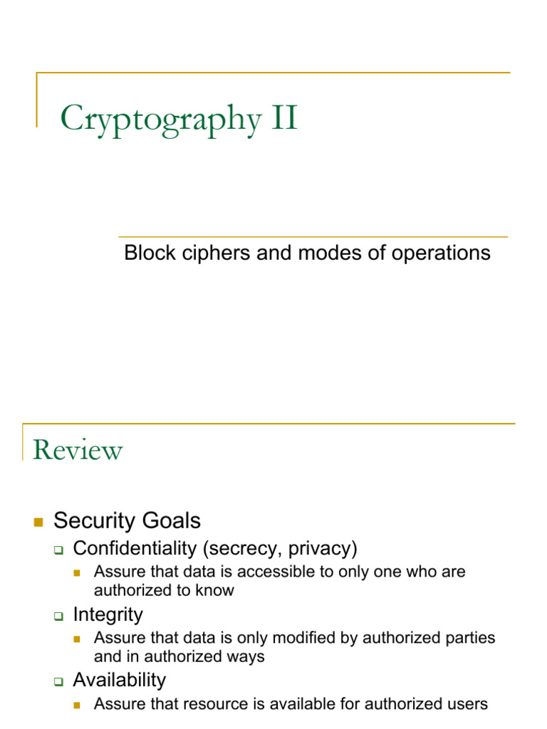 C2-Classical Cipher | Download Free PDF | Cryptography | Encryption