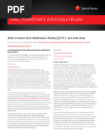 SIAC-Model Arbitration Clause | PDF