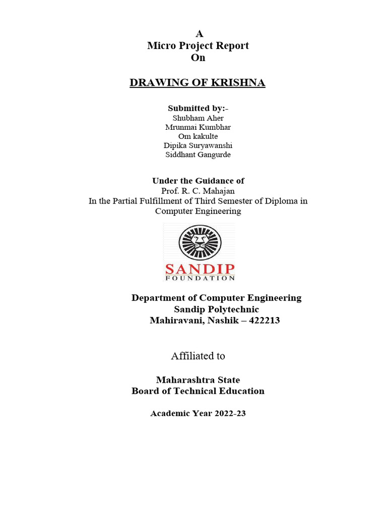 CGR MICROPROJECT Co | Download Free PDF | Computer Graphics | 2 D Computer Graphics