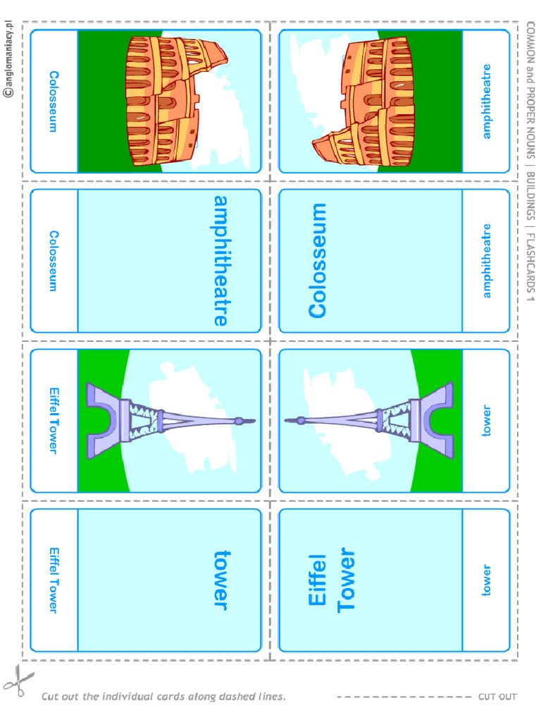 Nouns Common Flashcards - 2 | PDF