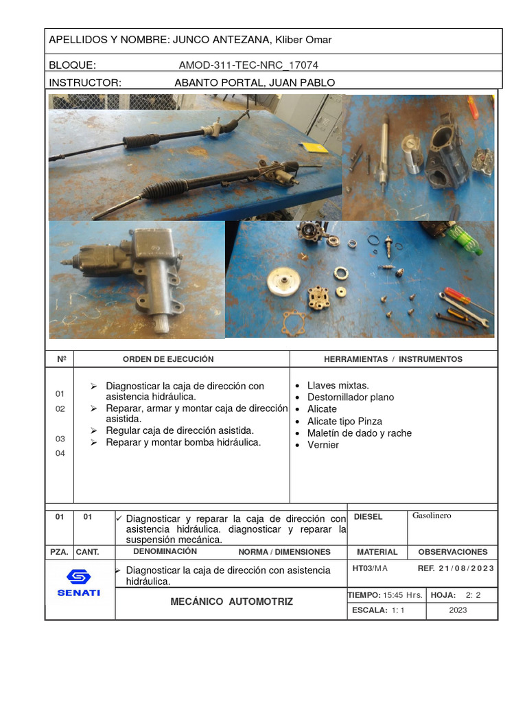 Hoja de Planificación Sem. Iii | PDF | Ingeniería mecánica
