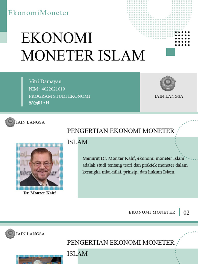 Ekonomi Moneter | PDF