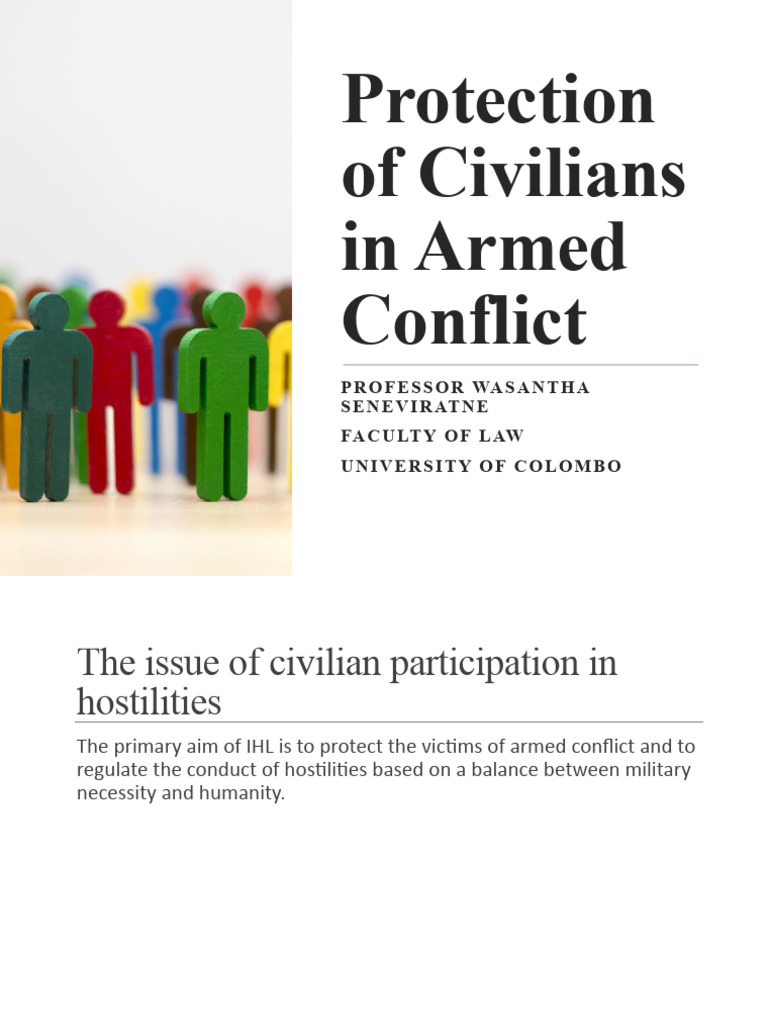 Civilian Protection - LLM | PDF | Israeli Occupied Territories ...