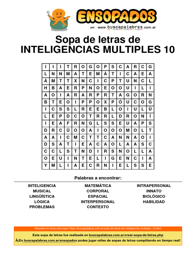 Sopa de Letras 5to A | Descargar gratis PDF | Comunicación humana ...