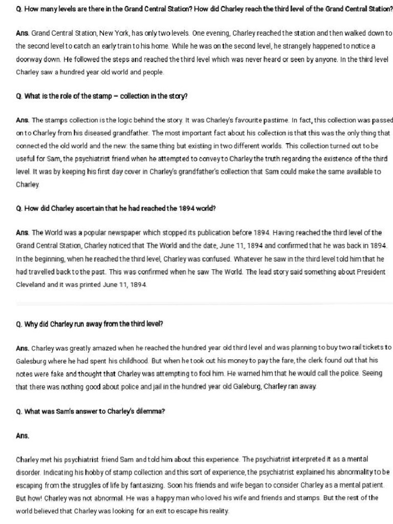 The Third Level | PDF