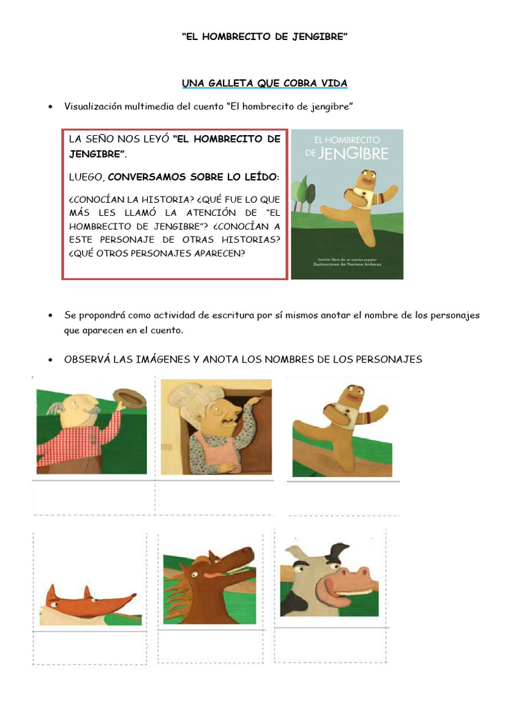 Secuencia Didáctica Jengibre | PDF