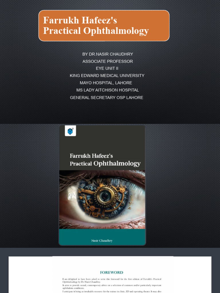 Farukh's Practical Ophthalmology | PDF | Ophthalmology | Glaucoma