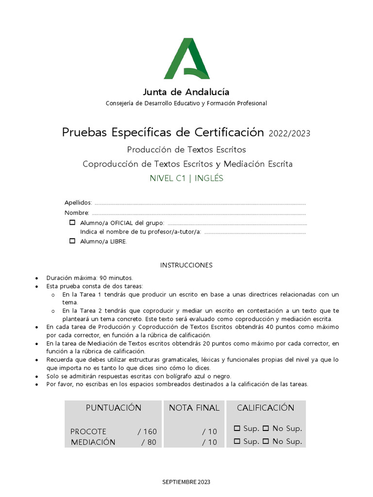 Ing c1 Procote Med Sep23 | PDF