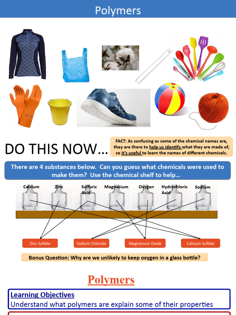 Polymers and Their Properties | PDF | Polymers | Polyethylene