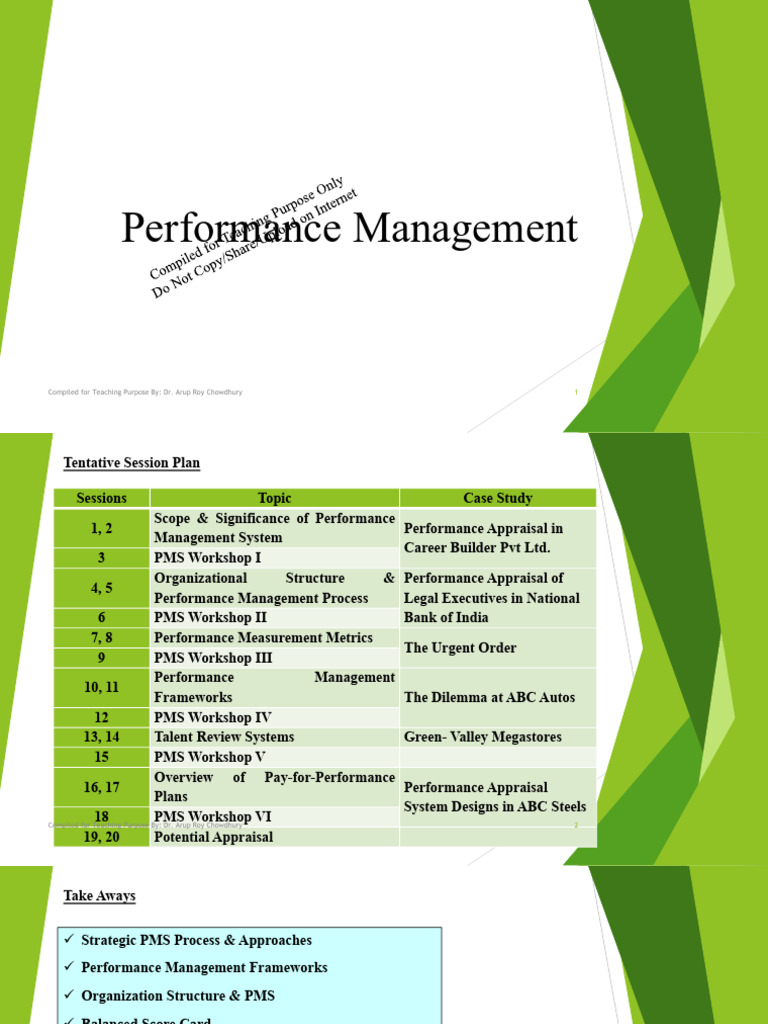 Intro To PMS 17022021 - ARC | PDF | Performance Appraisal | Business