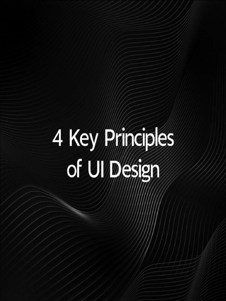 Key Ui Principles | PDF
