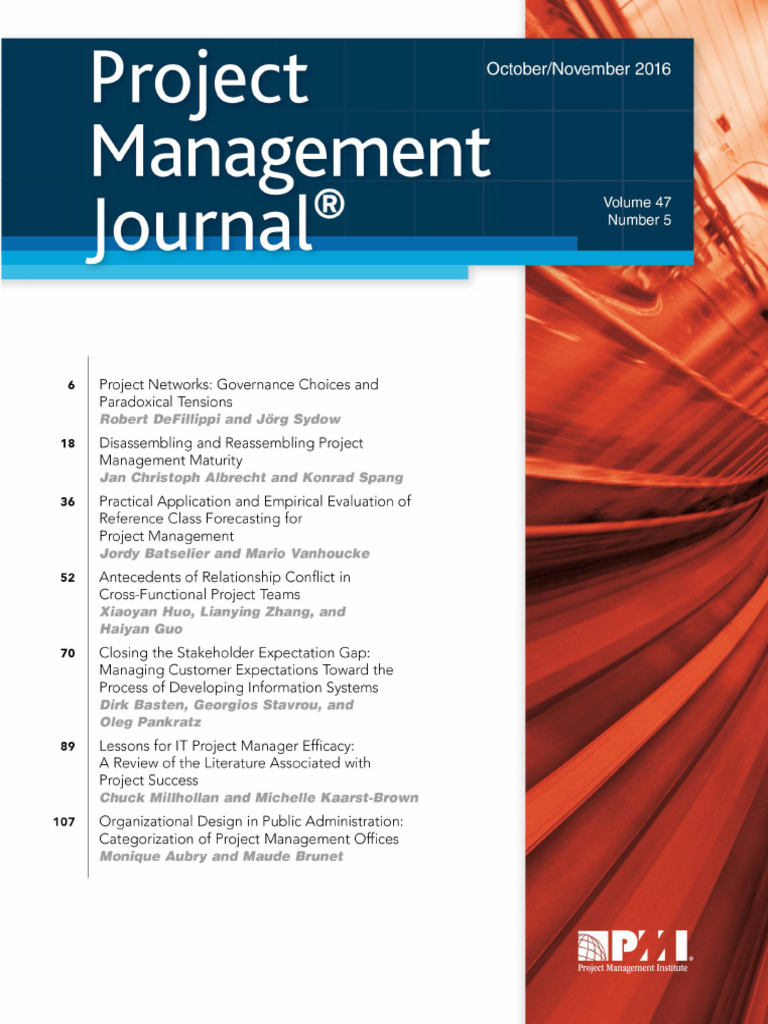 Practical Application and Empirical Evaluation of Project Management ...