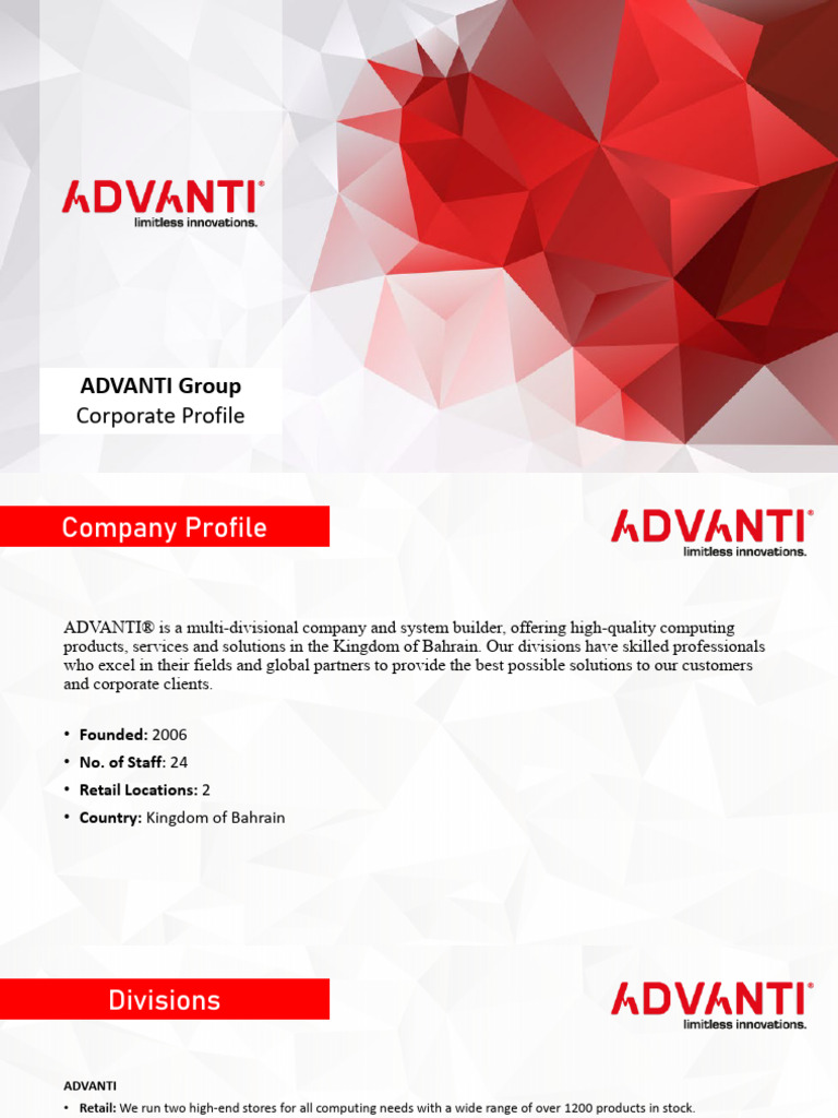 ADVANTI Profile | PDF | Computer Engineering | Computer Science
